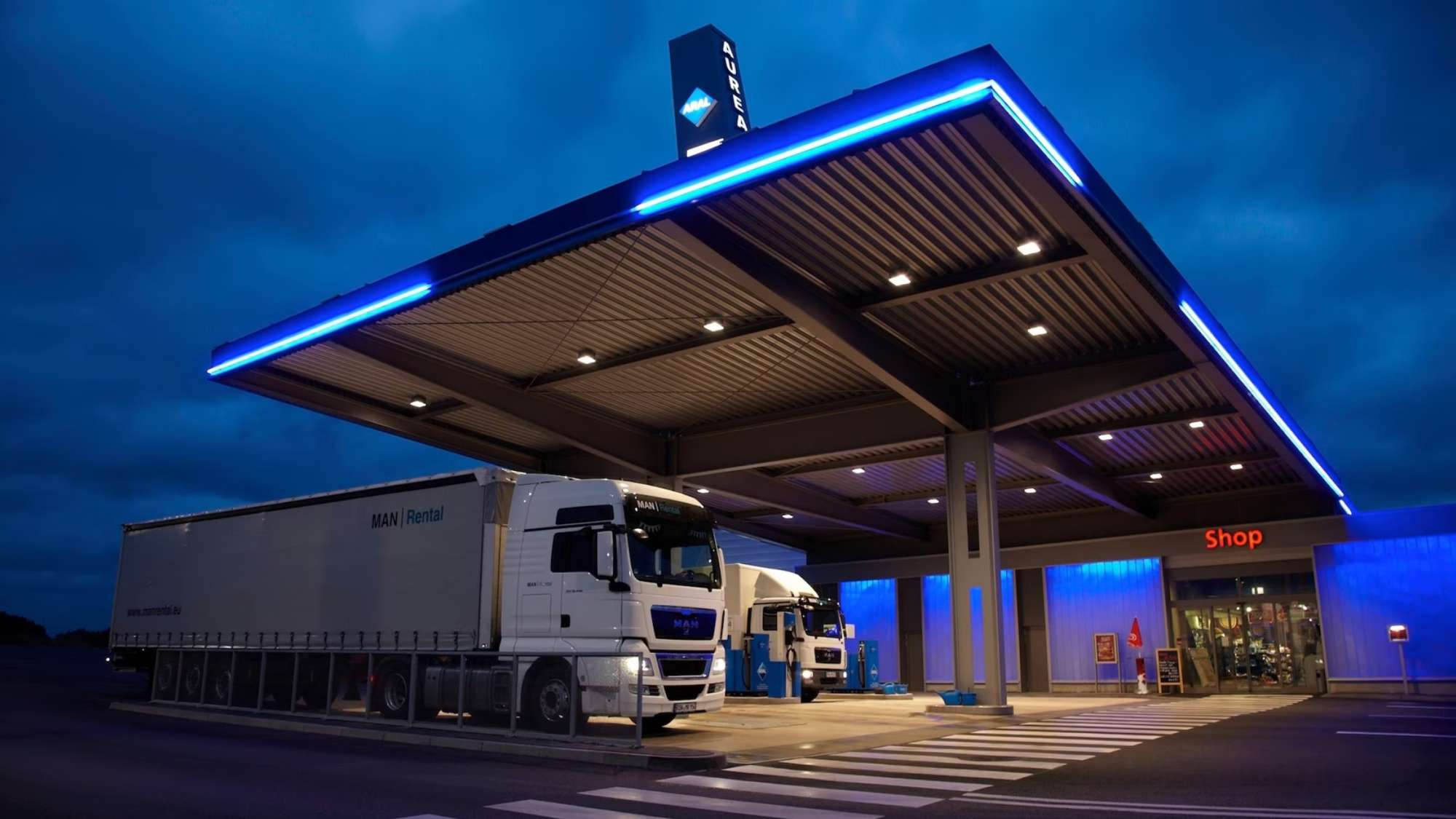 Aral HVO Kraftstoff für Lkw – CO₂-reduzierter Diesel