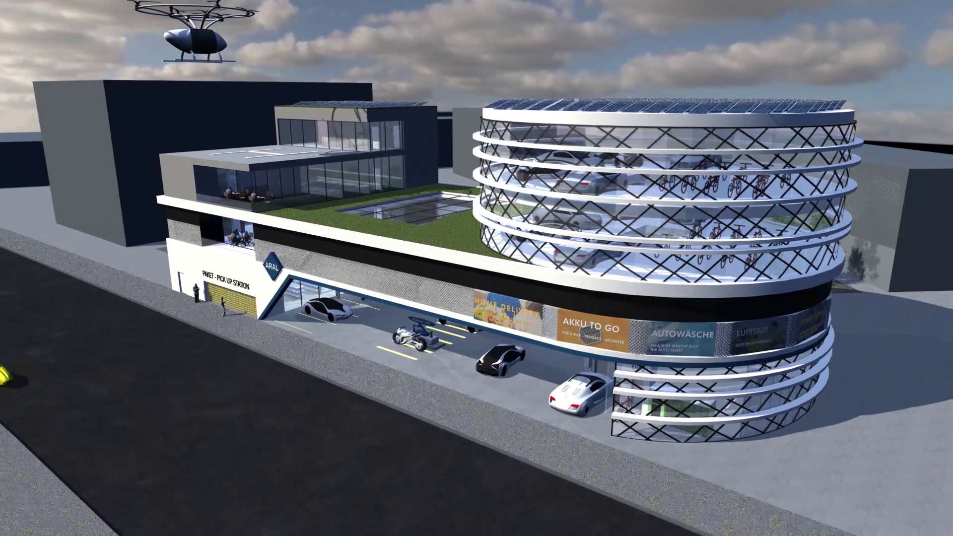 Tankstelle der Zukunft
