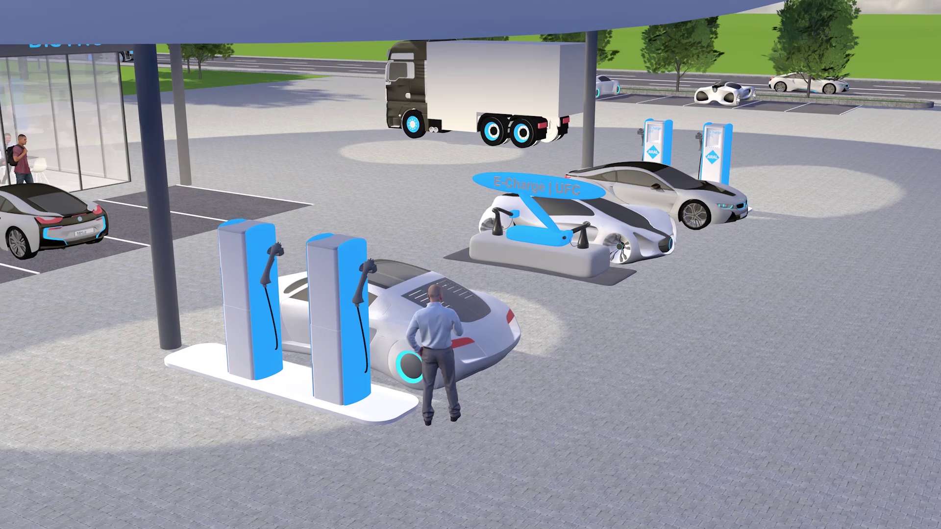 Tankstelle der Zukunft