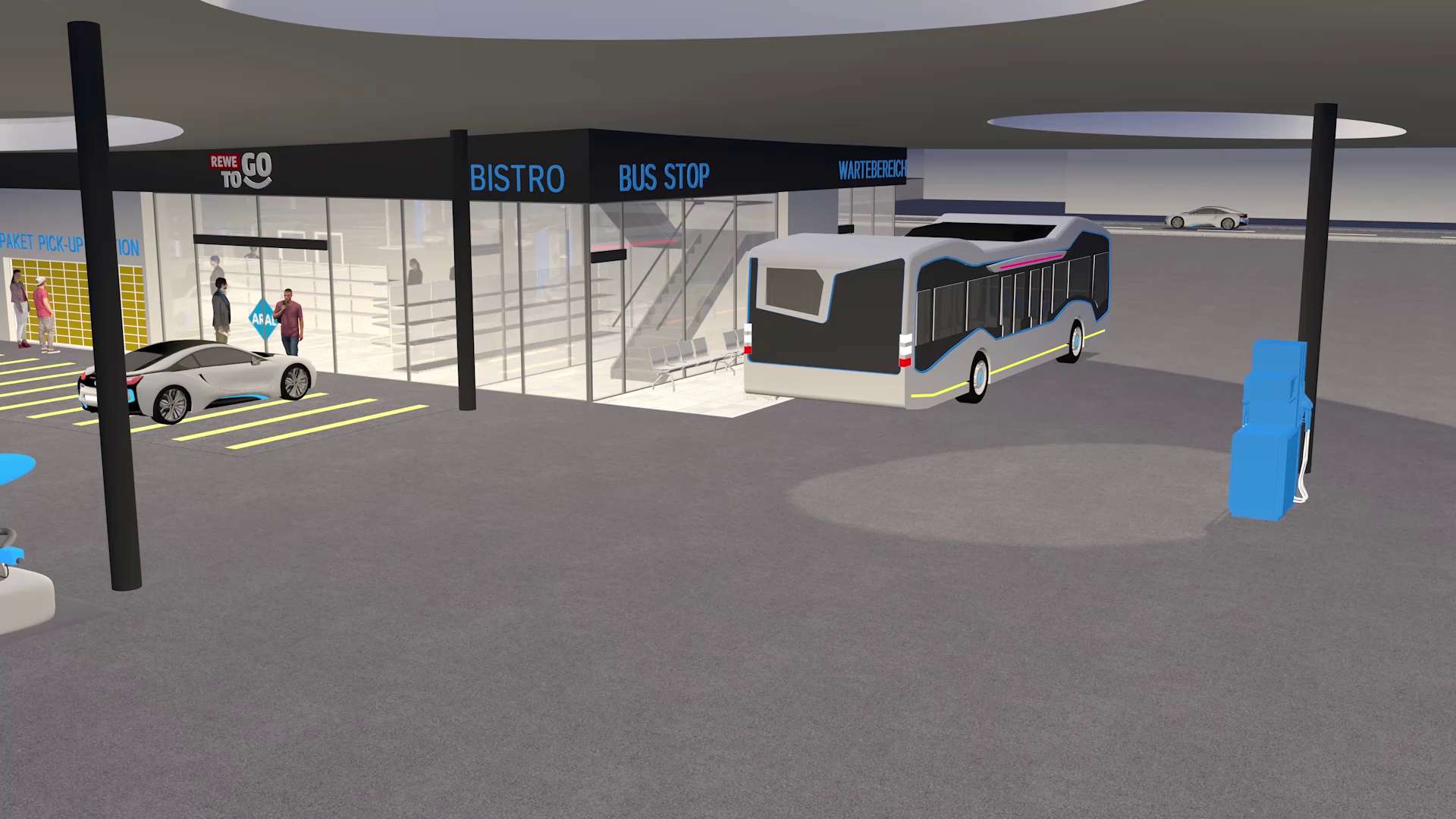 Tankstelle der Zukunft