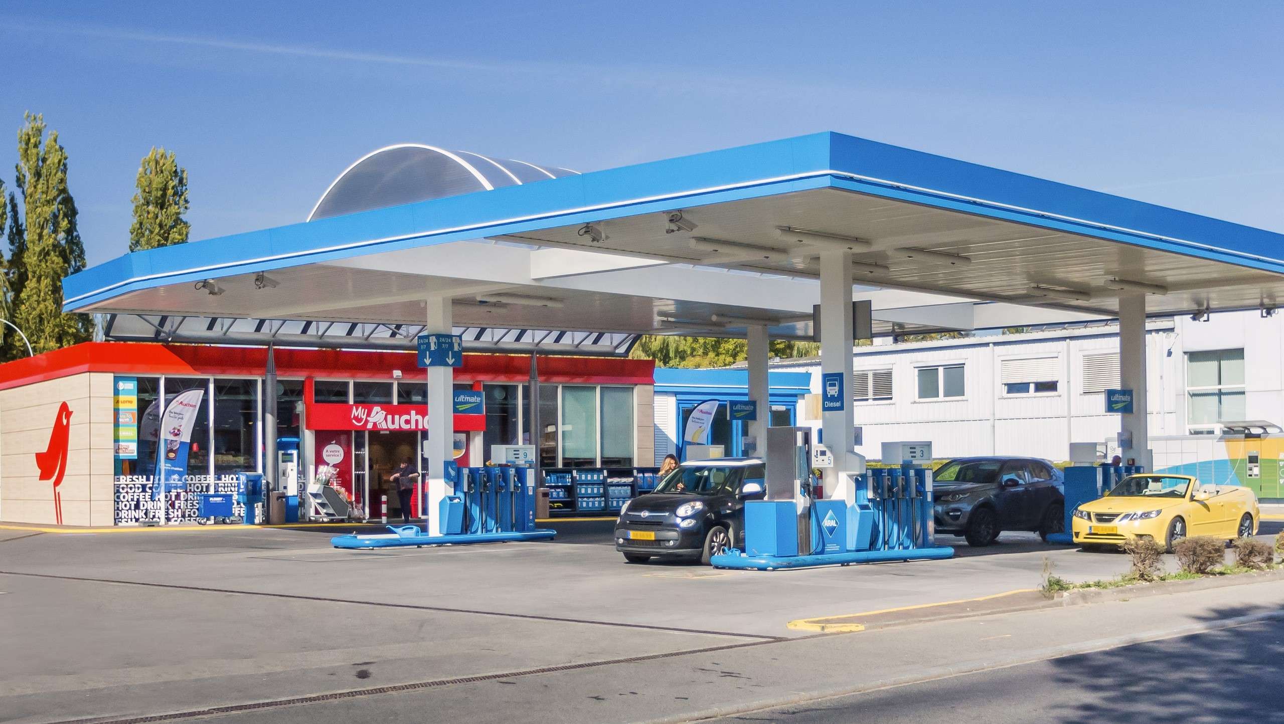 Horaires des stations Aral et bp